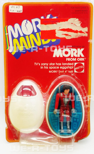 Mork & Mindy Mork From Ork Figure With Eggship Mattel 1979 No 1275 NRFP ...