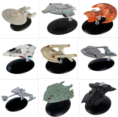 Star Trek Starships Collection Lot of 9 Vehicles Diecast Eaglemoss (3 ...
