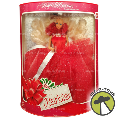 Barbie Happy Holidays Doll Special Edition 1988 Mattel No. 1703 USED ...