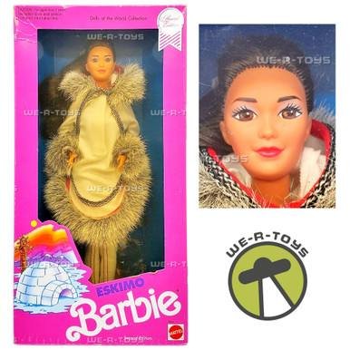 Eskimo Barbie Dolls of the World Second Edition 1990 Mattel 9844