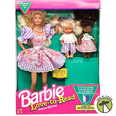 Barbie Love-to-Read Deluxe Gift Set Limited Edition Dolls 1992 Mattel 10507