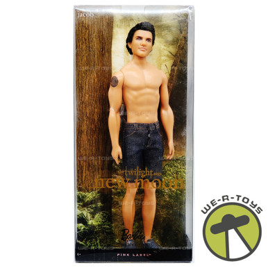 The Twilight Saga New Moon Jacob Barbie Doll Pink Label 2009 Mattel R9909