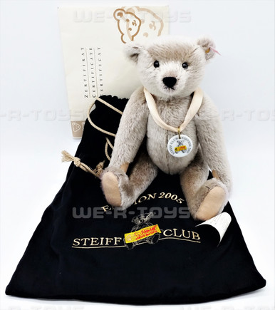 Steiff Club Richard Steiff Teddy Bear 12" Grey Mohair 2005 Limited ...