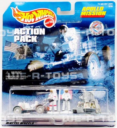 Hot Wheels Action Pack Apollo Mission Vehicle Set Mattel 1998 No. 18738 ...