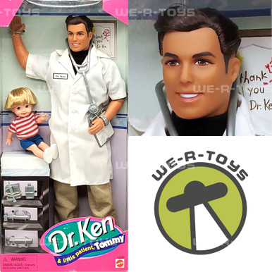 Dr. Ken & Little Patient Tommy Barbie Doll Set 1997 Mattel 18898