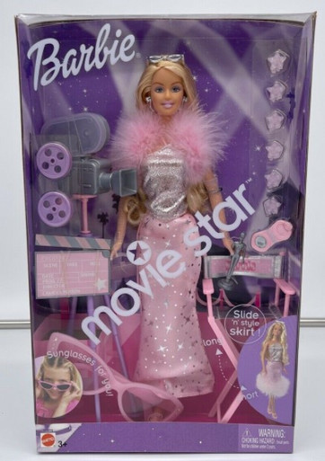 Barbie Movie Star Doll Slide 'n' Style Skirt 2003 Mattel 56976 - We-R-Toys