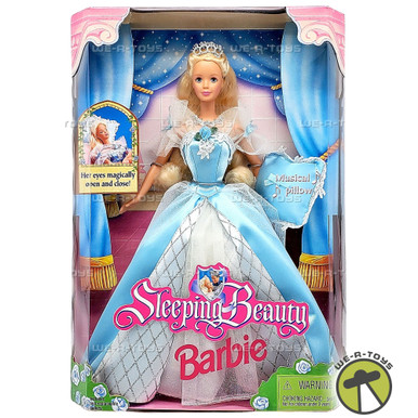 Sleeping Beauty Barbie Doll with Magical Eyes and Musical Pillow 1998 ...