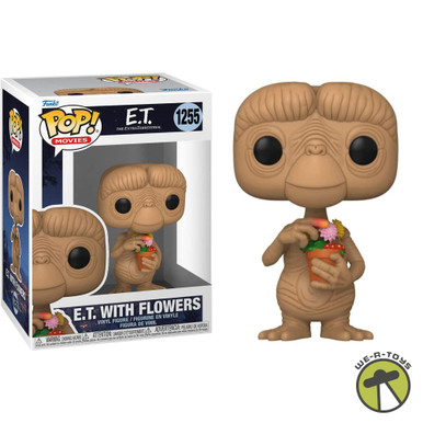 Funko Pop! Movies 1255 E.T. The Extra-Terrestrial E.T. with Flowers ...