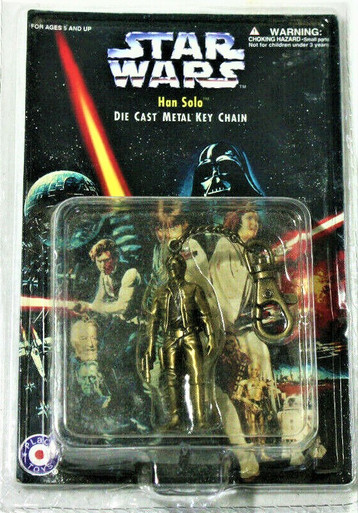Star Wars Han Solo Die Cast Metal Key Chain 1997 Placo Products 3127 ...