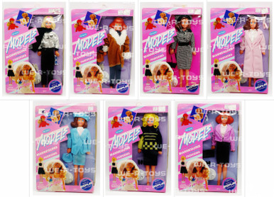 Mel Appel Models Lot of 7 Fashions With Mannequin & Stand 1988 NRFP ...