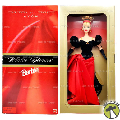 Winter Splendor Barbie Doll Avon Exclusive Special Edition 1998 Mattel ...