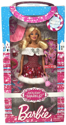 Barbie Holiday Sparkle! Doll Target Exclusive 2011 Mattel X4855