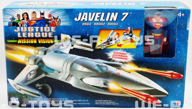 DC's Justice League Mission Vision Javelin 7 Vehicle W/ Superman Figure ...