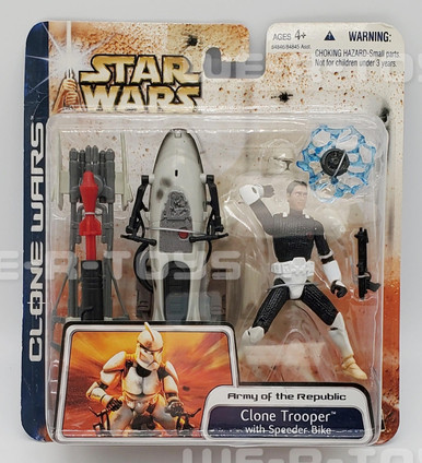 Star Wars Clone Wars Clone Trooper Action Figure Hasbro 2003 No. 84846 ...