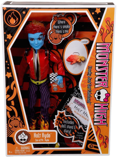 Monster High Wave 1 Holt Hyde Doll And Pet Chameleon Crossfade 2010