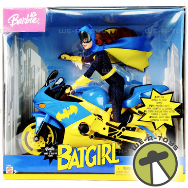 Barbie as Batgirl with Motorcycle Play Set 2003 Mattel C7458