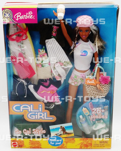 Barbie Cali Girl Doll 26 Plus Pieces Mattel 2003 No. G4453 NRFB - We-R-Toys