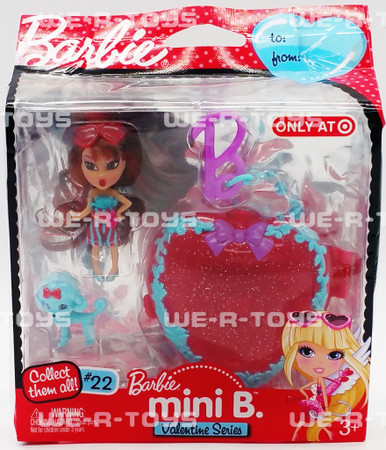 Barbie Mini B. Valentine Series #22 Brunette Doll Mattel 2009 #T2324 ...