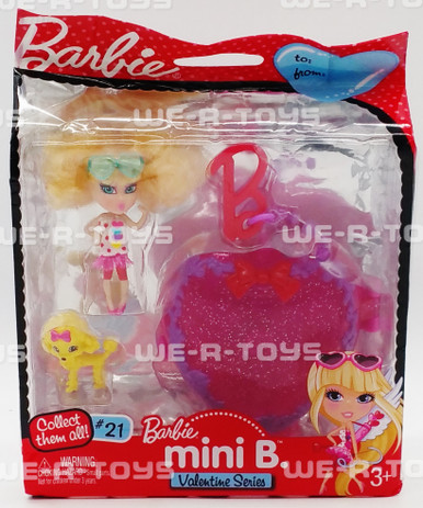 Barbie Mini B. Valentine Series Blonde Doll Mattel 2009 #T2323 NRFP ...