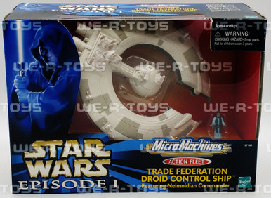 Star Wars Micro Machines Action Fleet Trade Federation Droid Control ...