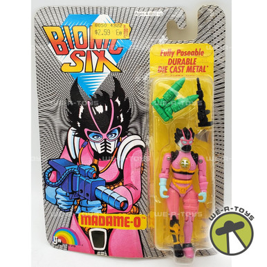 Bionic Six Madame-O Fully Poseable Die Cast Metal Action Figure 1986 ...