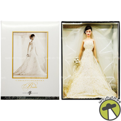Barbie Carolina Herrera Bride Barbie Doll Brunette Platinum Label ...