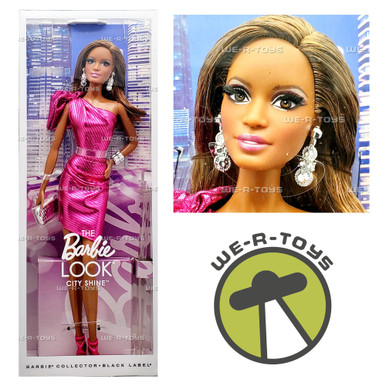 Barbie The Look City Shine Doll African American 2014 Mattel Black ...