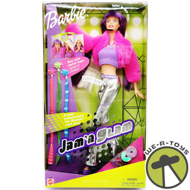 Jam 'N Glam Barbie Doll With Ever-Flex Waist & Hair Extensions 2001 ...