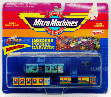 Micro Machines Insiders Pocket Garages Set Galoob 1989 No. 6473 NRFP ...