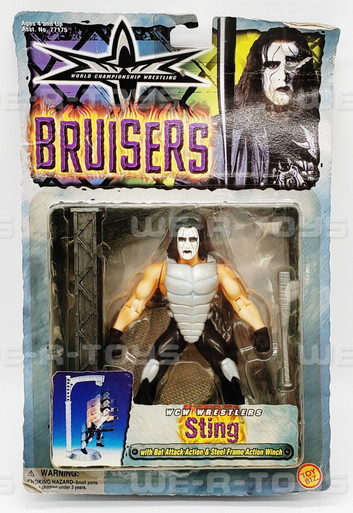 World Championship Wrestling Bruisers Sting Figure Toy Biz 1999 #77176 NEW - We-R-Toys