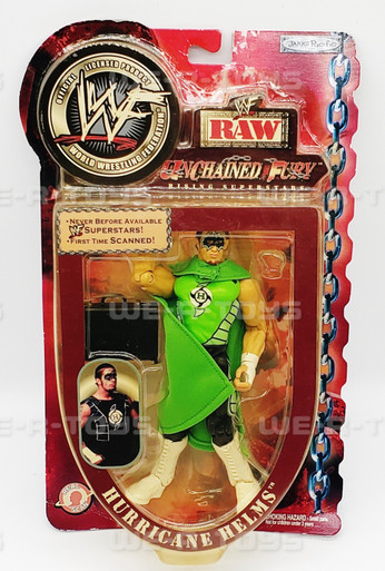 WWF Unchained Fury Rising Superstars Hurricane Helms Figure Jakks ...
