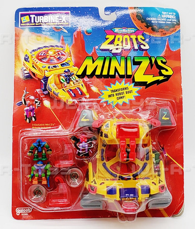 Micro Machines Z-Bots Mini Z's Turbine-X Action Figure Galoob 1994 ...