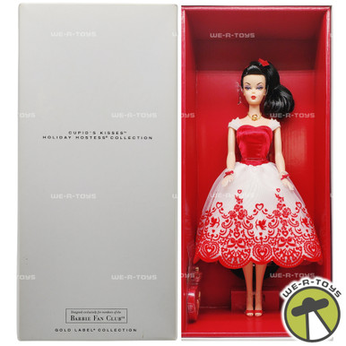 Barbie Cupid's Kisses Doll Holiday Hostess Collection Gold Label Mattel ...