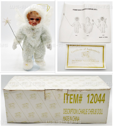 Heritage Signature Collection Charlie Cherub Porcelain Doll No. 12044 ...