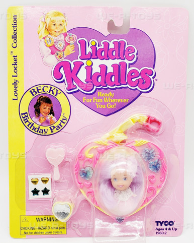 Liddle Kiddles Lovely Locket Collection Becky Birthday Party Doll 1994 ...