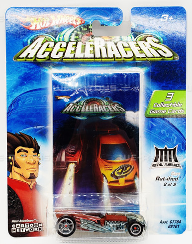 Hot Wheels AcceleRacers Rat-ified Car Mattel 2004 #G8101 NEW - We-R-Toys