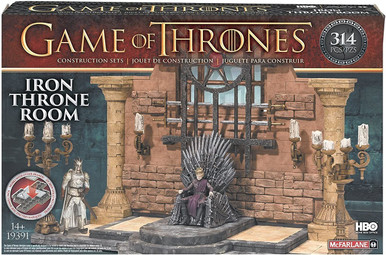 HBO Game of Thrones Iron Throne Room Construction Set 2015 McFarlane ...