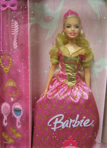 Barbie Masquerade Ball Princess Doll Pink Dress 2007 Mattel M3443 - We ...