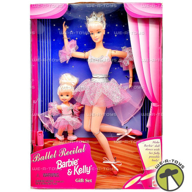 Ballet Recital Barbie and Kelly Doll Gift Set 1997 Mattel No. 18187 ...