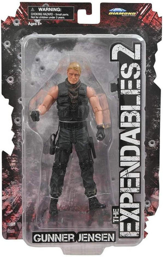 Diamond Select Toys The Expendables 2 Gunner Jensen Action Figure 2012 ...