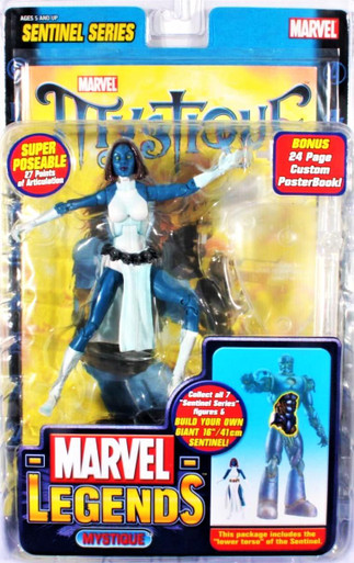 Marvel Legends Sentinel Series Mystique Action Figure 2005 Toy Biz ...
