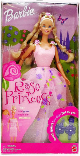 Rose Princess Barbie Doll 2000 Mattel #28990 - We-R-Toys
