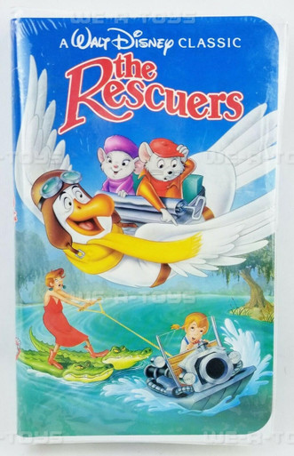The Rescuers Movie VHS Tape Walt Disney Classic Home Video 1399 - We-R-Toys