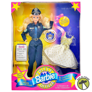 Police Officer Barbie The Career Collection Special Limited Edition ...