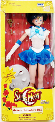 Sailor Moon Deluxe Adventure Sailor Mercury Doll Irwin 2000 #03428 NEW ...