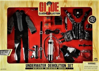 GI Joe Classic Collection Underwater Demolition Set Deluxe Mission Gear ...