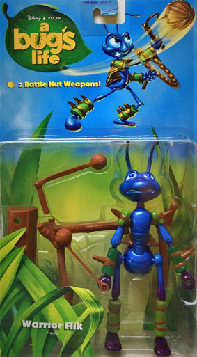 Disney Pixar A Bug S Life Warrior Flik Action Figure 1998 Mattel 19338