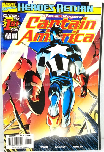 Marvel Comics Captain America Heroes Return Collector's 1st Issue Comic ...