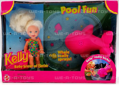 Pool Fun Kelly baby sister of Barbie Doll 1996 Mattel #17052 - We-R-Toys