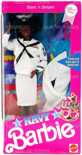 Navy African American Special Edition Barbie Doll 1990 Mattel #9694 ...
